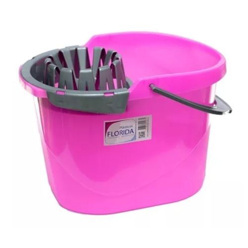 Balde Oval Plástico con Escurridor 17lts Florida | Liberzi