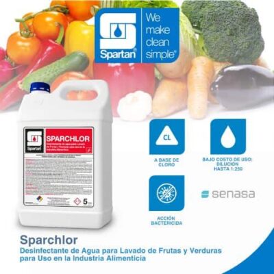 Desinfectante de Frutas y Verduras SparCHLOR - Spartan | Liberzi