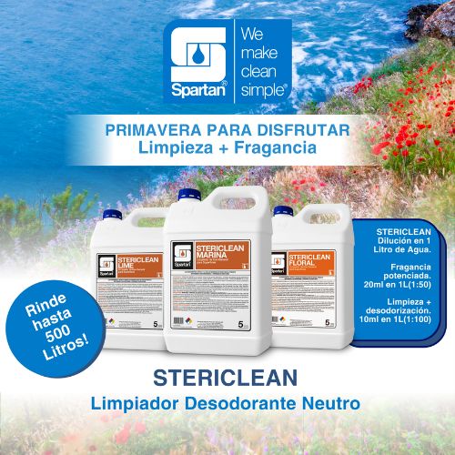 Stericlean Limpiador Desodorante Neutro - Spartan | Liberzi