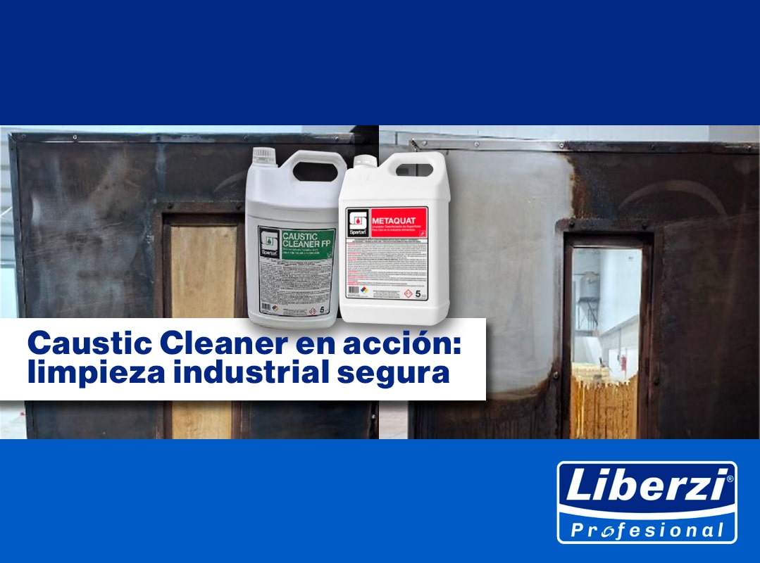 Caustic Cleaner en acción: limpieza industrial segura | Liberzi